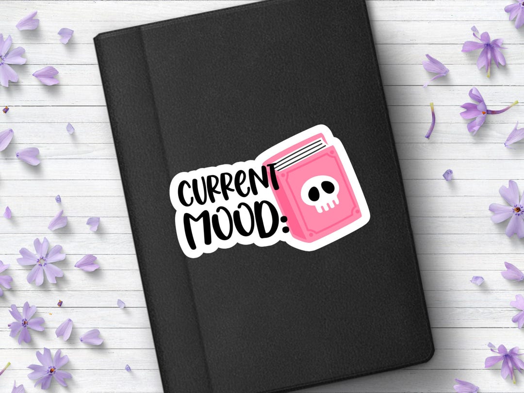 Current Mood Reading Sticker - Etsy
