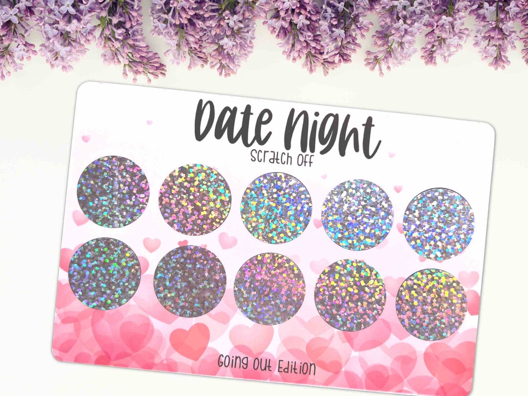 Date Night Scratch-off, Scratch-off Date Activities, Going Out or ...