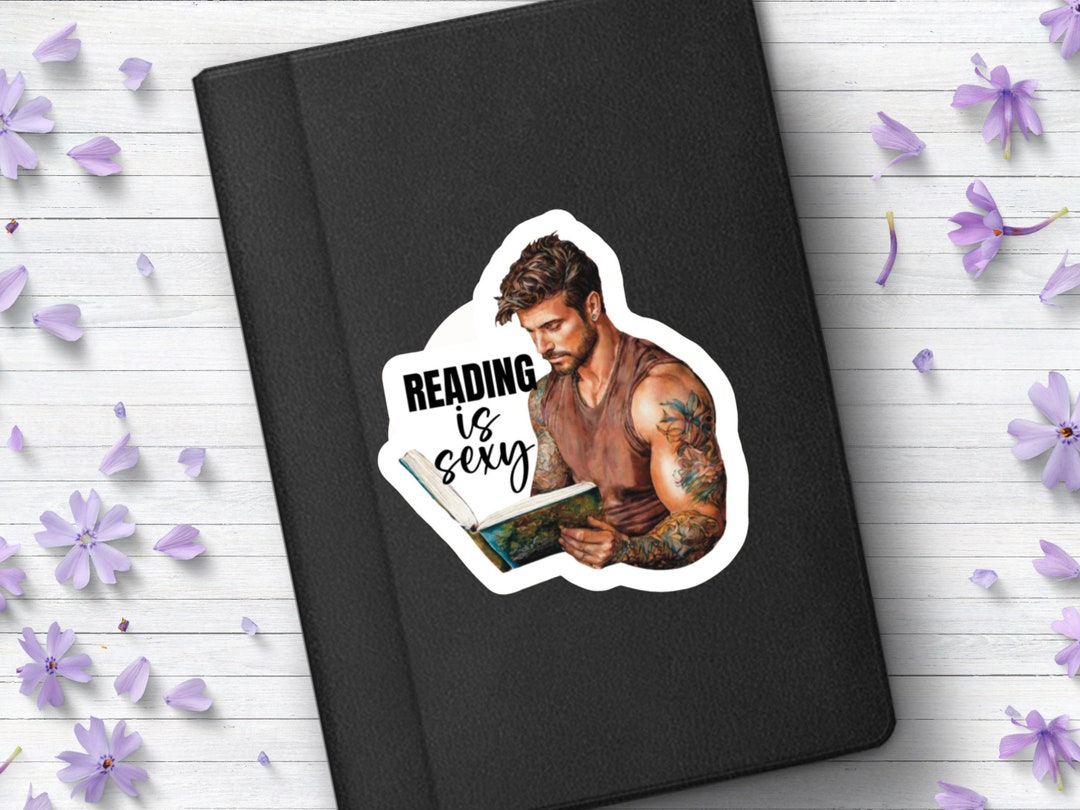 Reading is Sexy Sticker, Small Gifts for Romance Readers - Etsy