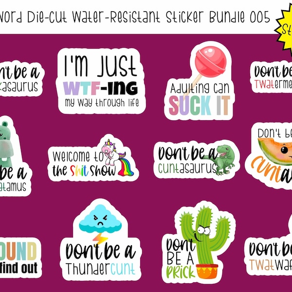 Adult Humor Stickers - Etsy