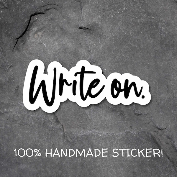 Waterproof Write on Sticker - Etsy