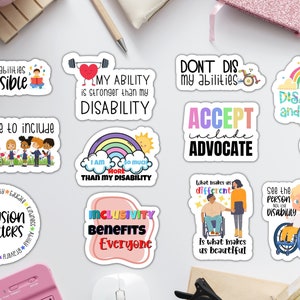 Disability Pride Sticker Bundle 3 - Etsy