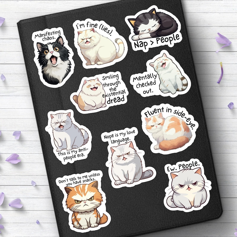 Snarky Stickers - Etsy