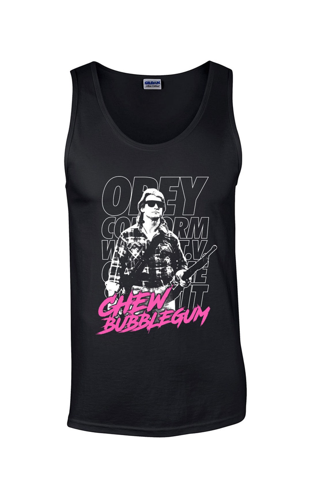 Chew Bubble Gum Obey They Live 80s Movie Sci Fi Horror Scary Hot Rod ...