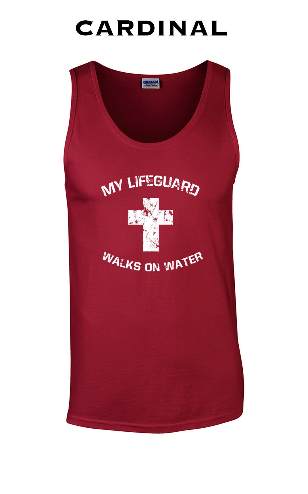 Lifeguard Walks on Water Jesus Christ Church Bible Gospel Prayer ...