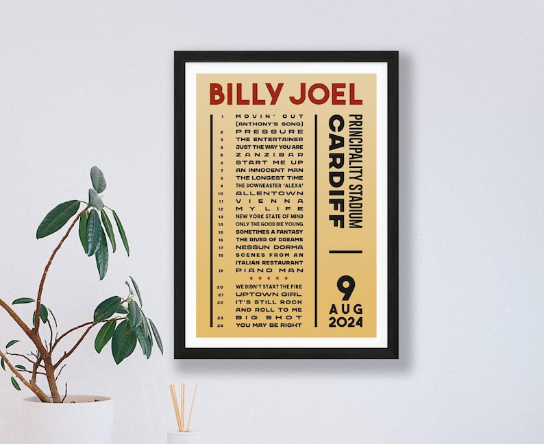 Billy Joel Set Lists