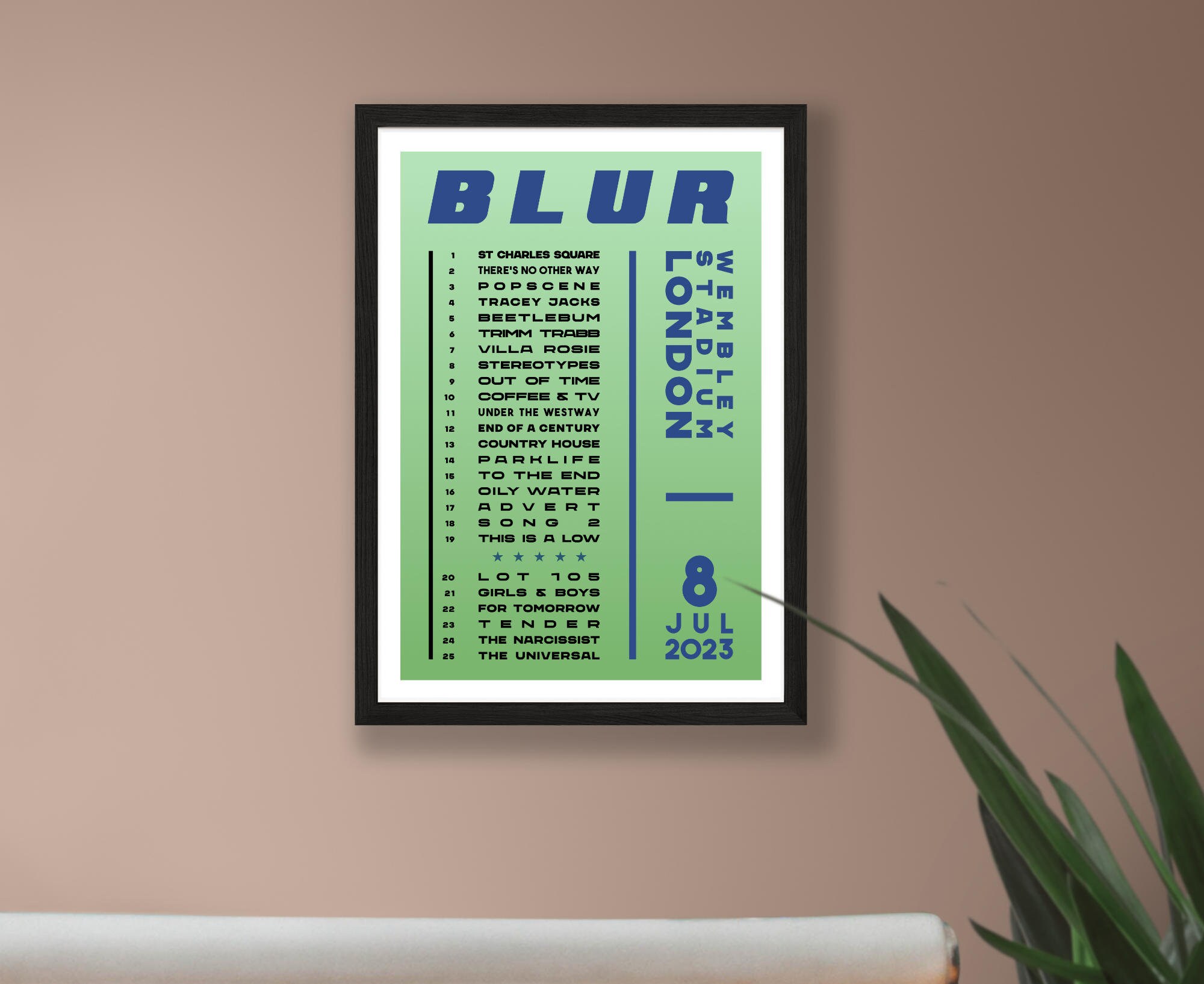 Your Custom Setlist Poster sold by Arda Stethoscope | SKU 3501985 ...