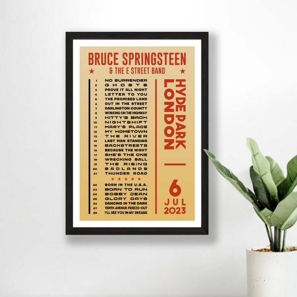 Bruce Springsteen - Etsy UK