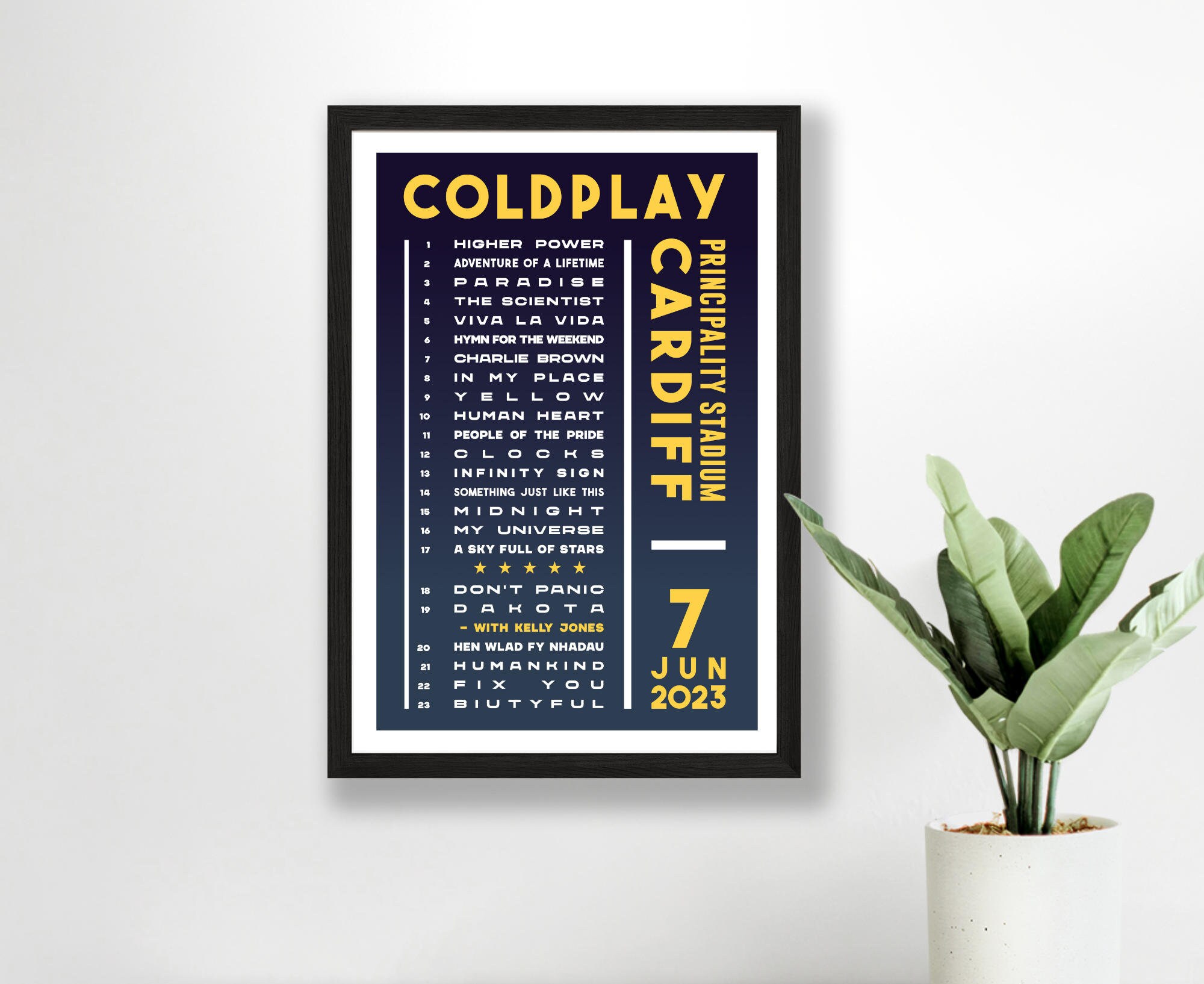 Your Custom Setlist Poster sold by Arda Stethoscope | SKU 3501985 ...