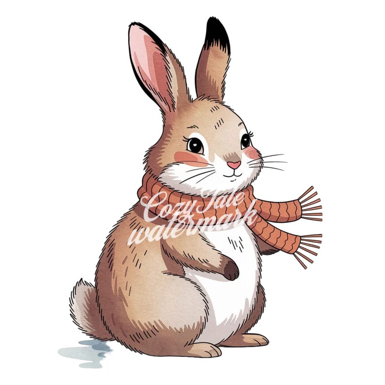 10 Watercolor Storybook Woodland Animal Clipart Bundle, Cozy Forest ...