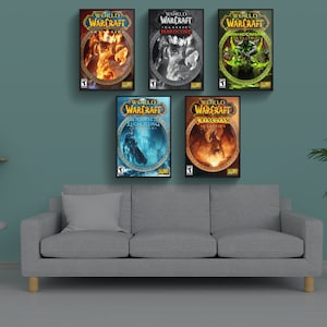 Wow Classic Wall Box Art // 5 Covers - Etsy