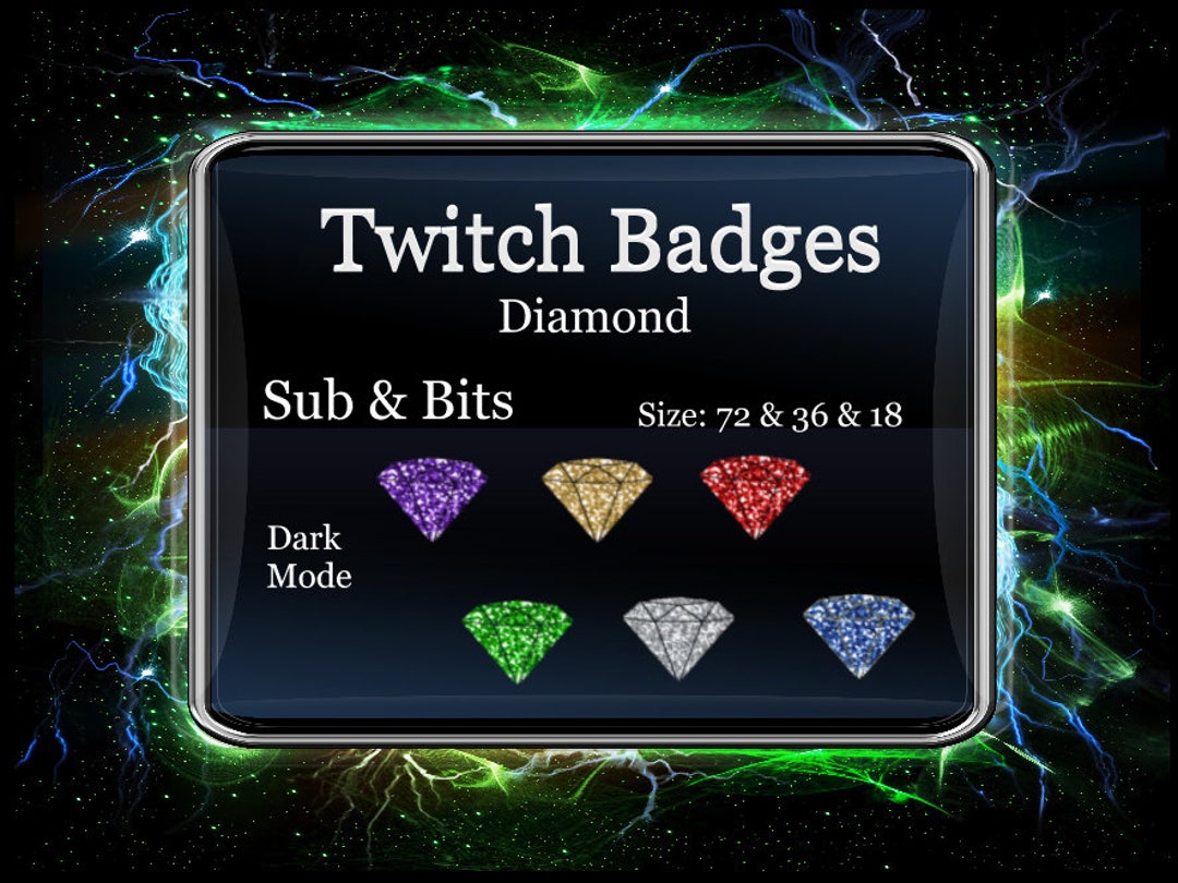 Twitch Badges Diamond - Etsy
