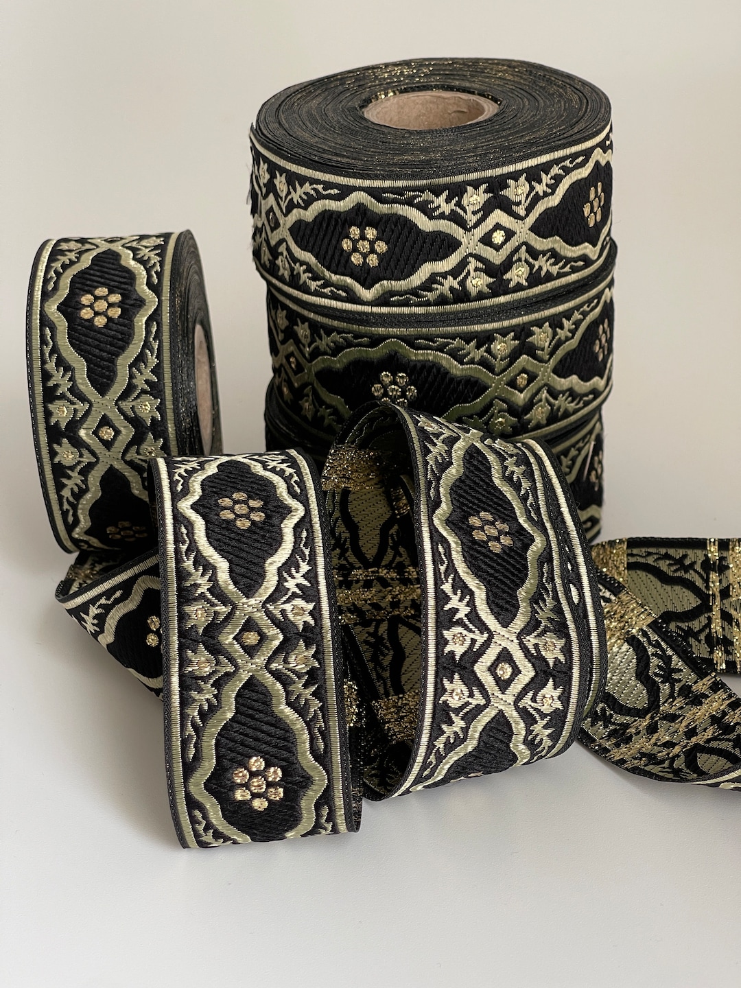 Andalusian Style Braid Medieval Ribbon Woven Jacquard Embroidered ...