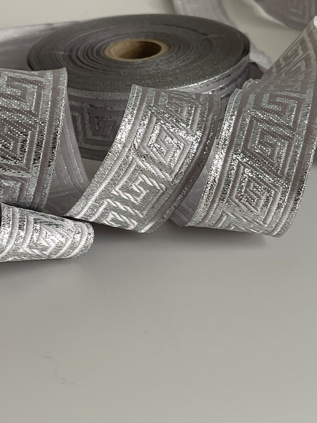 Medieval Braid, Greek Key Motif Ribbon, 35mm Ribbon, Theatrical Ribbon ...