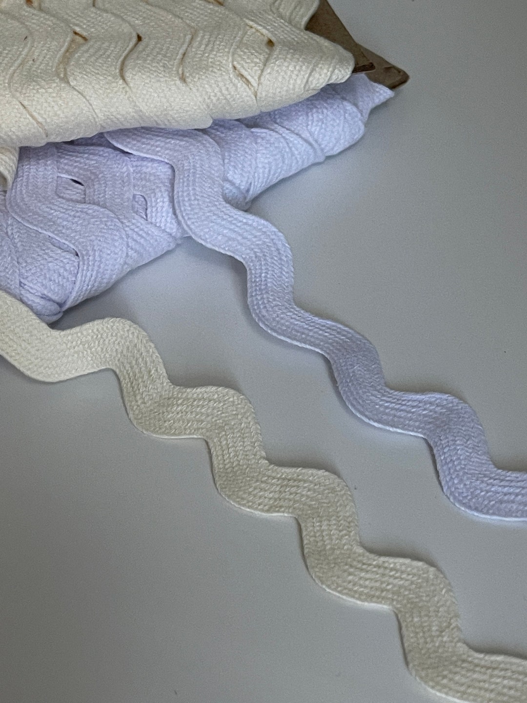 Croquet Braid 13 Mm Beige or White Serpentine Serpentine Croquet Ribbon ...