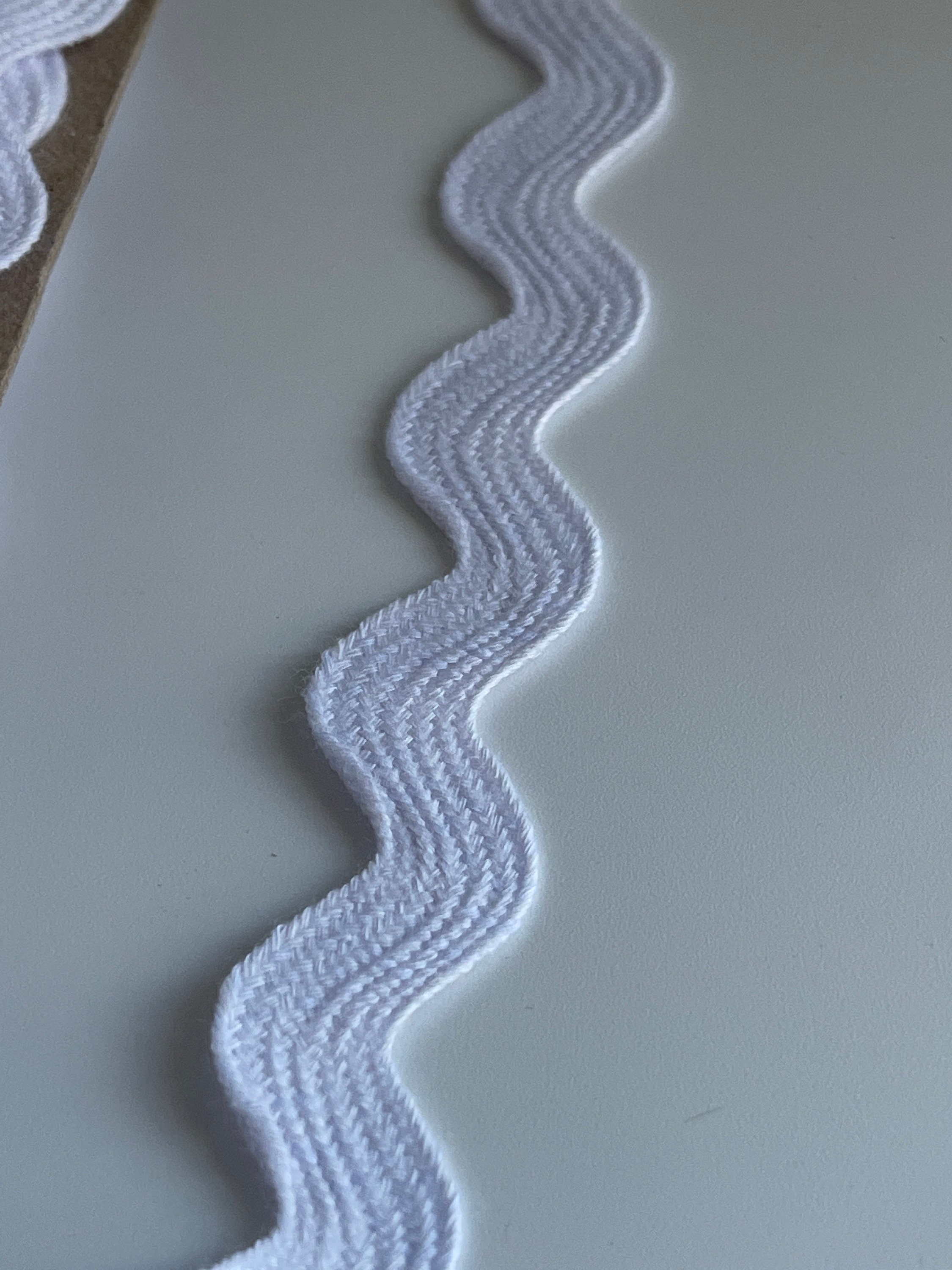 Croquet Braid 13 Mm Beige or White Serpentine Serpentine Croquet Ribbon ...