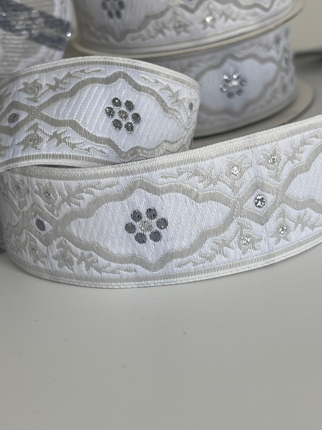 Andalusian Style Braid Medieval Ribbon Woven Jacquard Ribbon ...