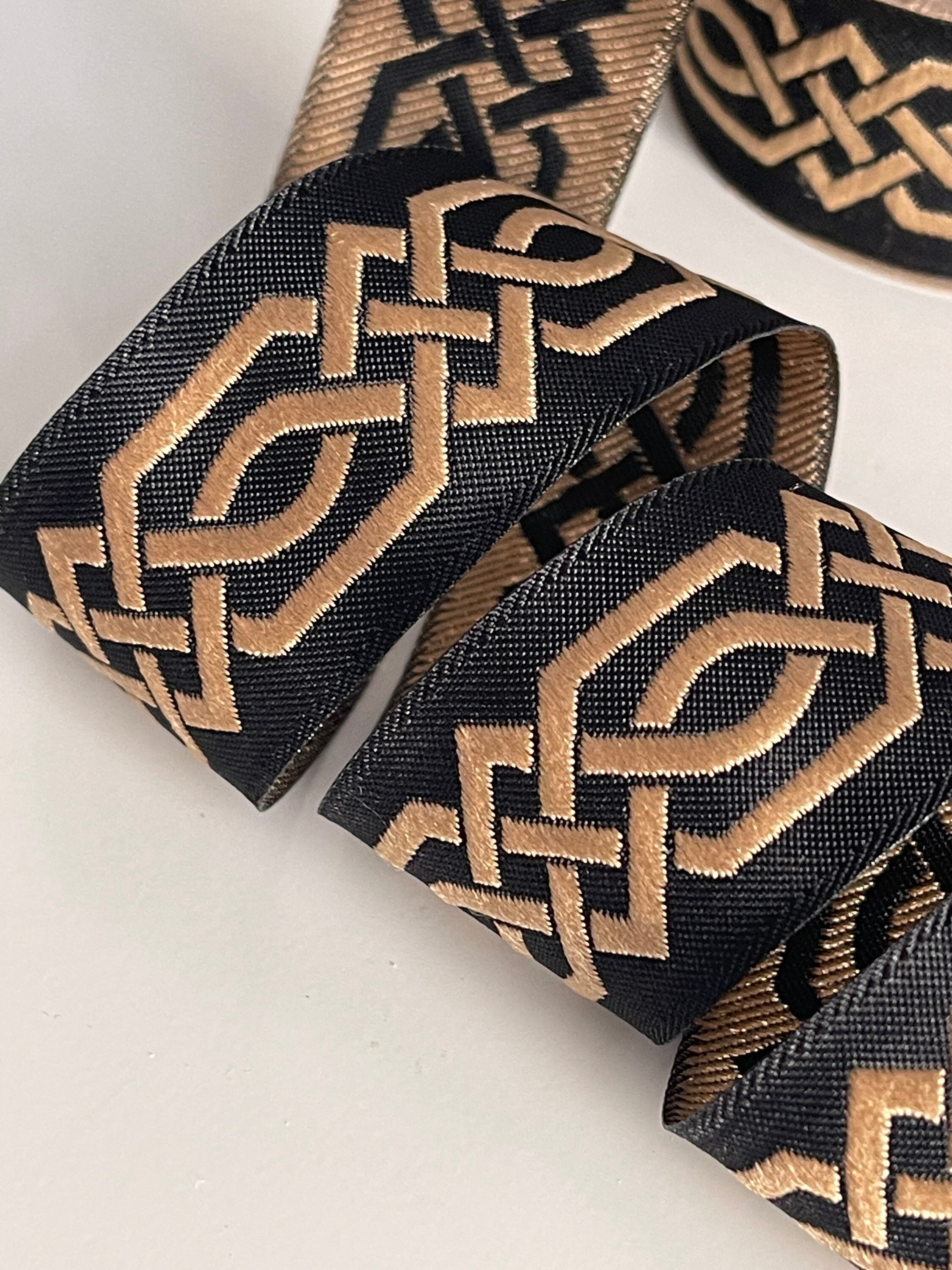 Medieval Border Celtic Pattern Medieval Braid 35 Mm Woven Braid ...