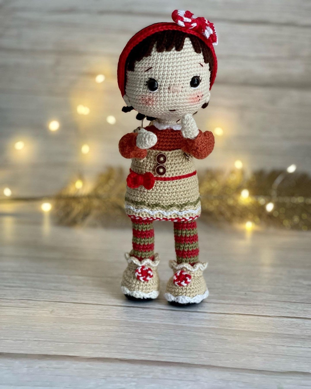 Handmade Crochet Doll Artisan Doll Gift Crocheted Doll Amigurumis Doll ...
