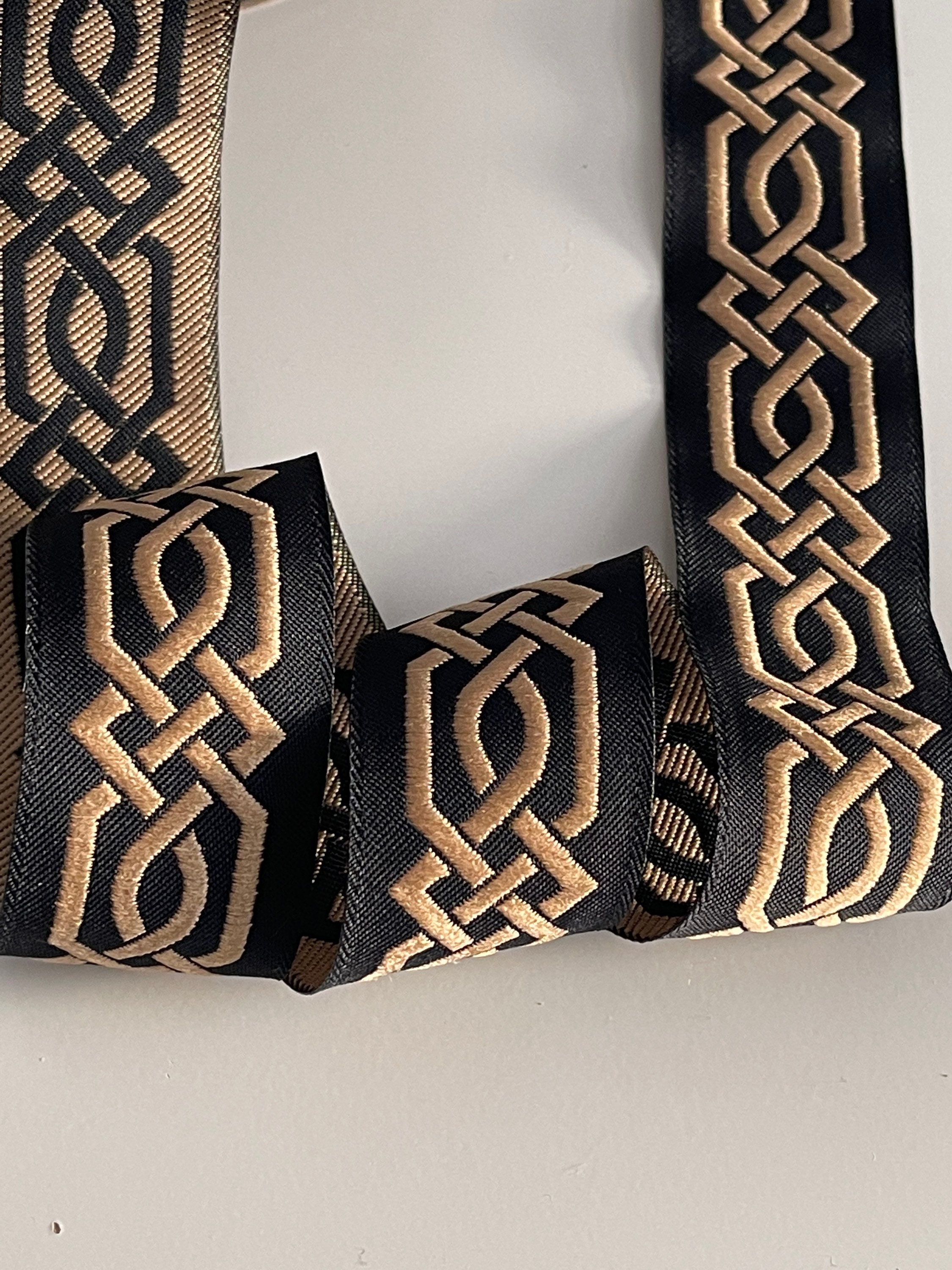 Medieval Border Celtic Pattern Medieval Braid 35 Mm Woven Braid ...