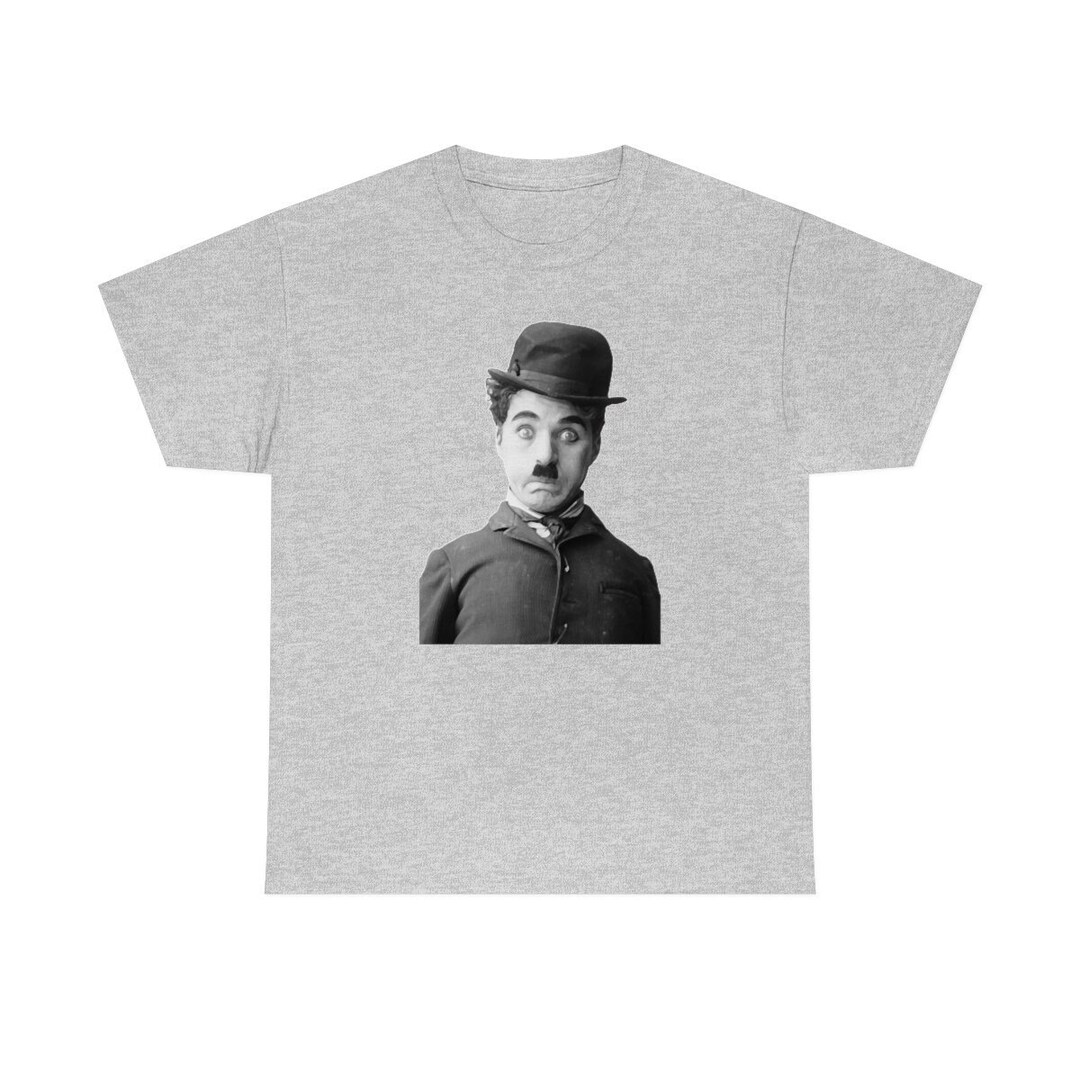 Charlie Chaplin Shirt Charlie Chaplin Tshirt Charlie Chaplin Etsy