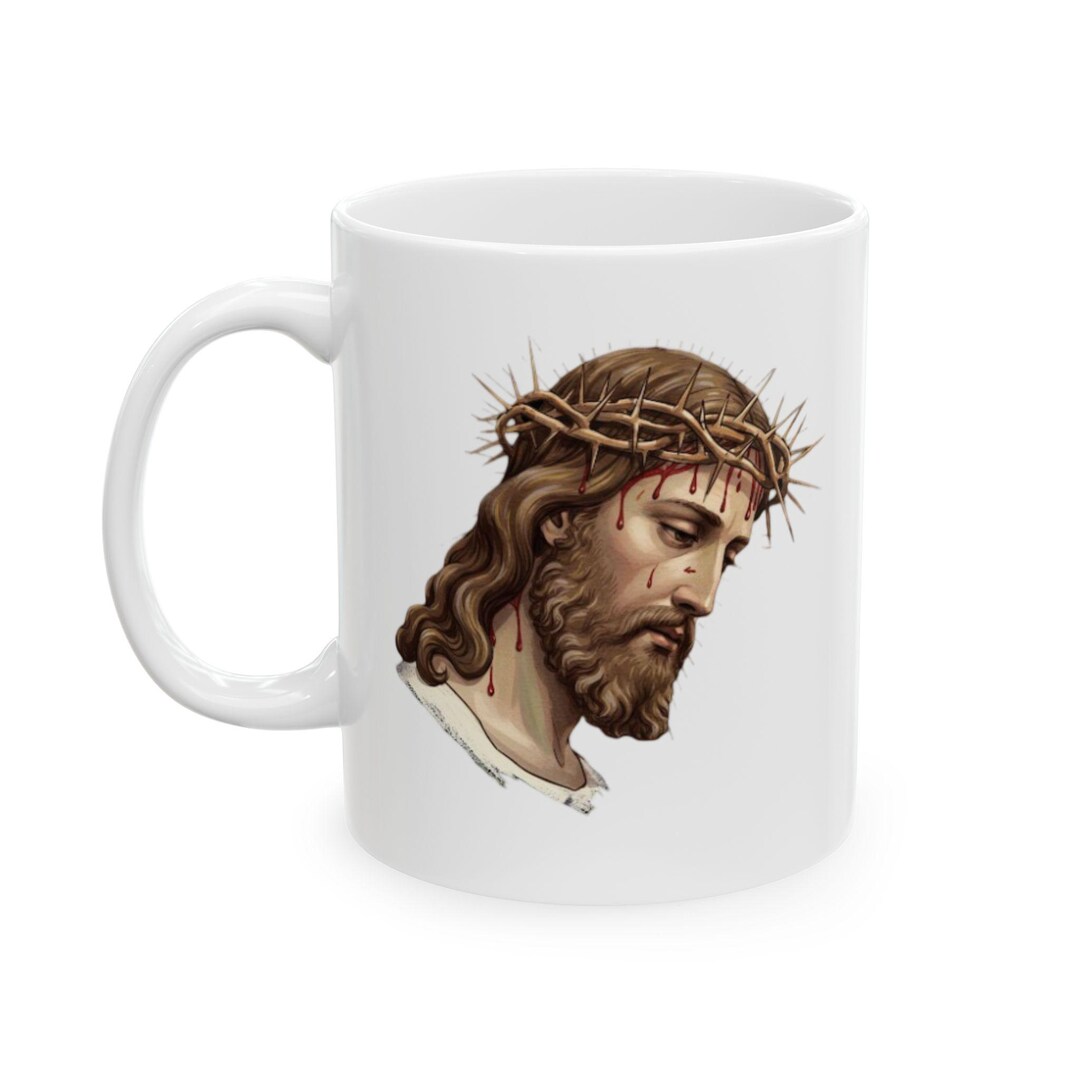 Jesus Christ Ceramic Mug: Inspirational Christian Drinkware - Etsy