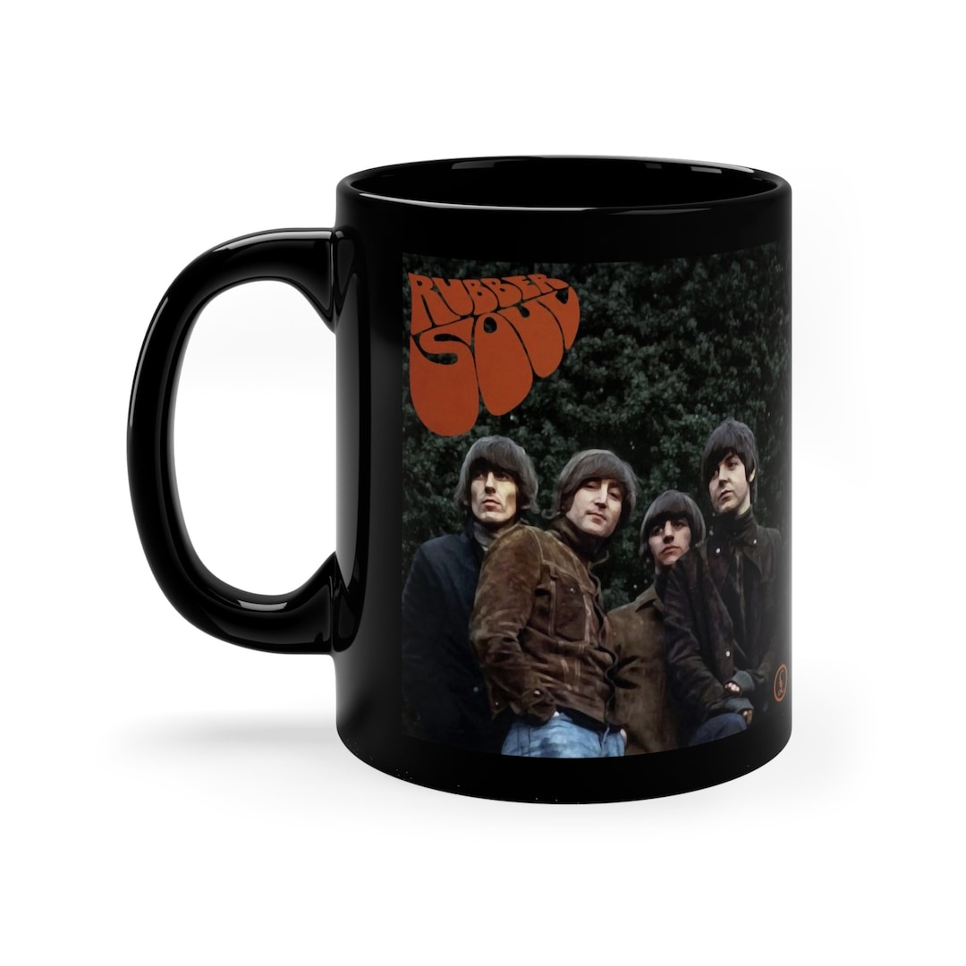 The Beatles Mug, Alternate Rubber Soul Album Cover Mug, 11oz Black Mug ...
