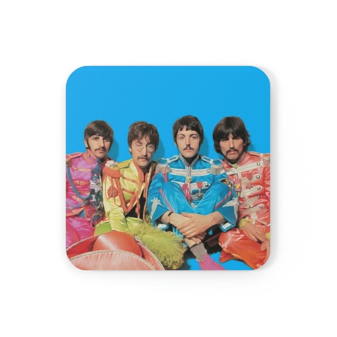 The Beatles Sgt. Pepper Coaster, Beatles Merchandise, Perfect Gift for ...