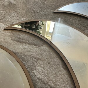 Moon Shape Mirrors Wall Decoration Nursery Unbreakable Mirror - Etsy