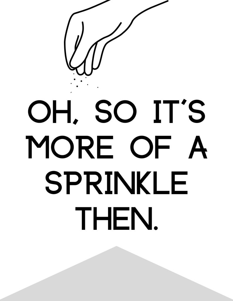 Schitt's Creek Baby Sprinkle Banner - Etsy