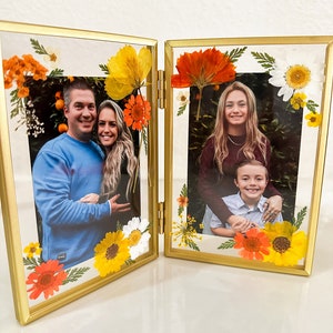 Pressed Flower Photo Frame | Flower Frame | Custom Photo Frame ...