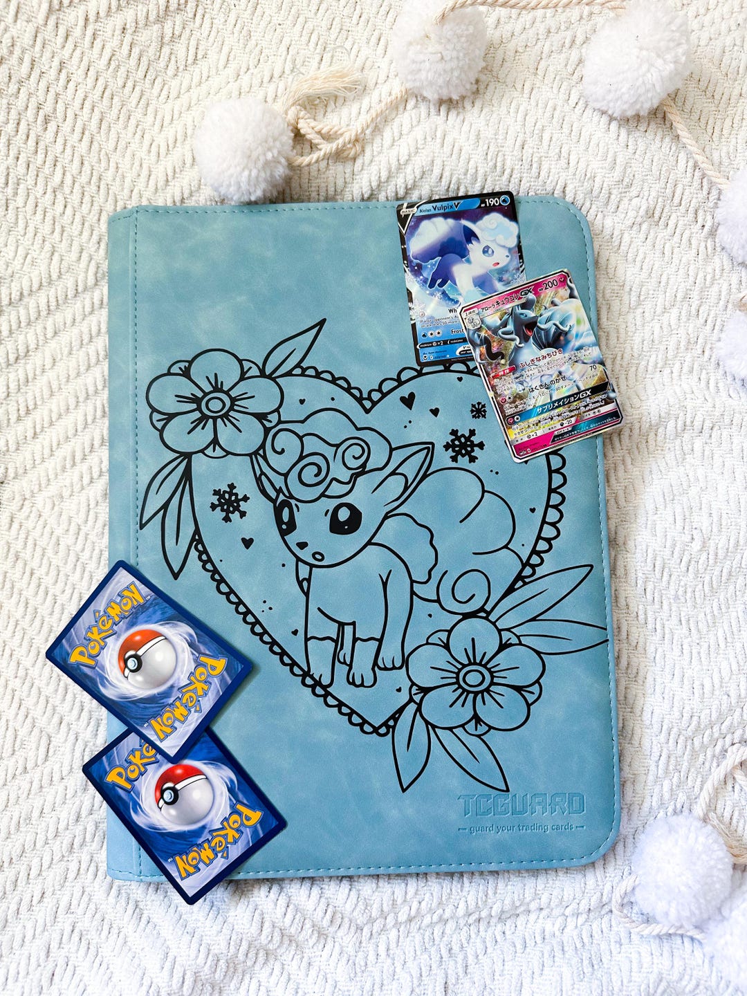 Custom TCG Card Regular Sleeved Binder | Album | Cute TCG Binder ...