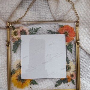 Pressed Flower Photo Frame | Flower Frame | Custom Photo Frame ...
