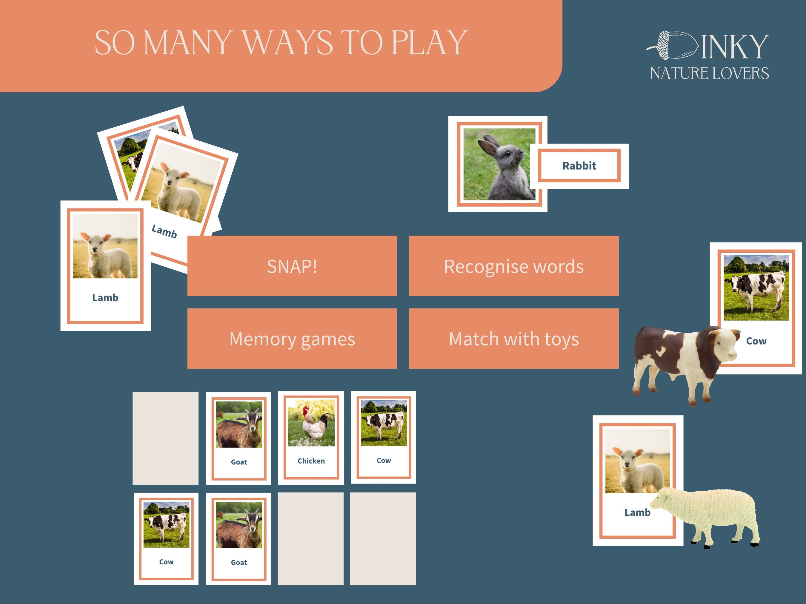 Farm Animal Flashcards With Real Pictures Printable Toddler Activities ...