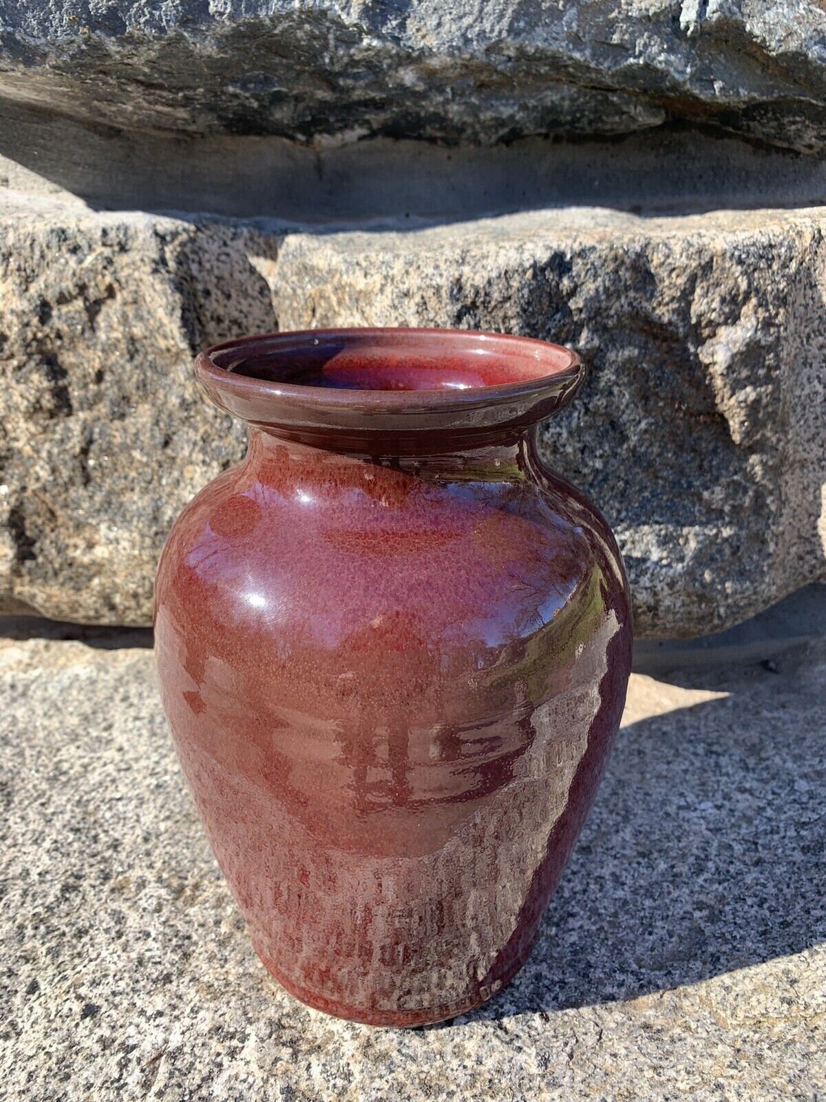 Signed DK CLAY 8 3/4 Studio Ceramic Pottery Vase Sanford, NC Terra ...