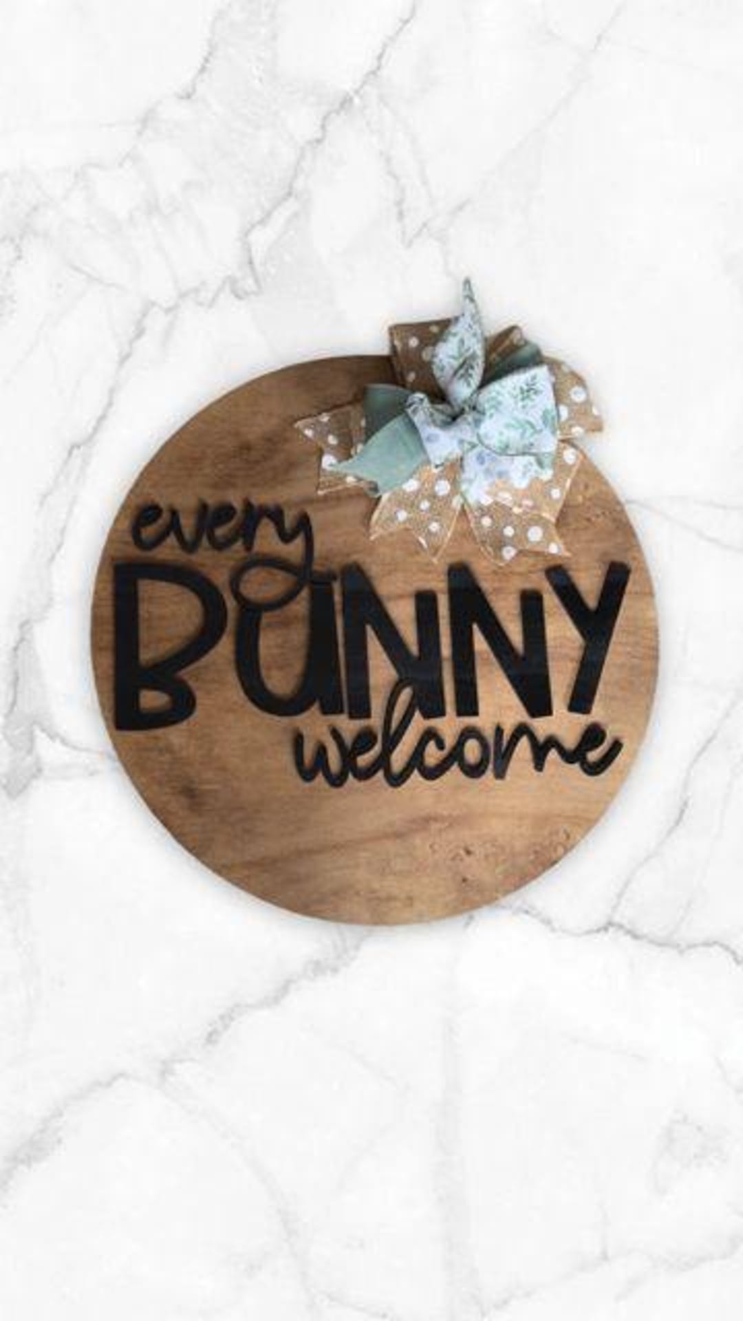 Every Bunny Welcome 18" Front Door Sign, Porch Sign, Easter Sign ...