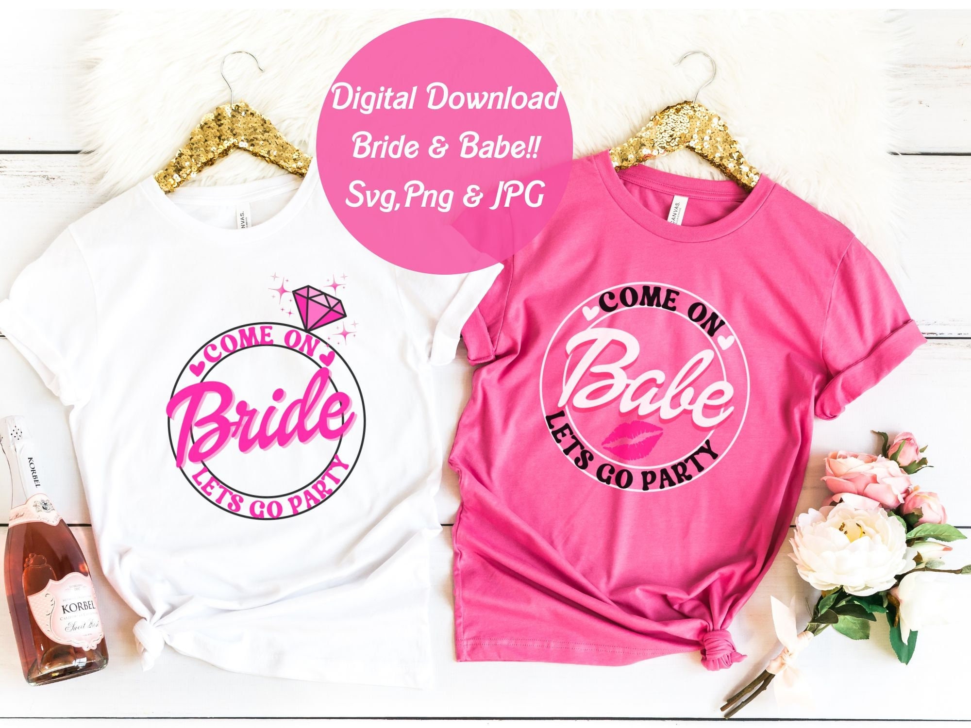 Barbi* Bachelorette Party Shirts Svg, Cmon Barbi* Lets Bach Party Svg ...