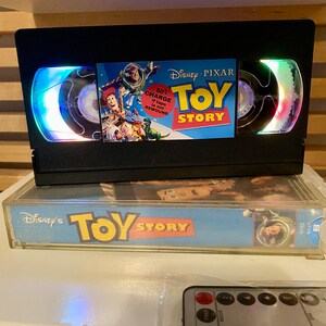 Customizable Horror VHS TAPE Lamp W/remote USB You Can Pick the Movie ...