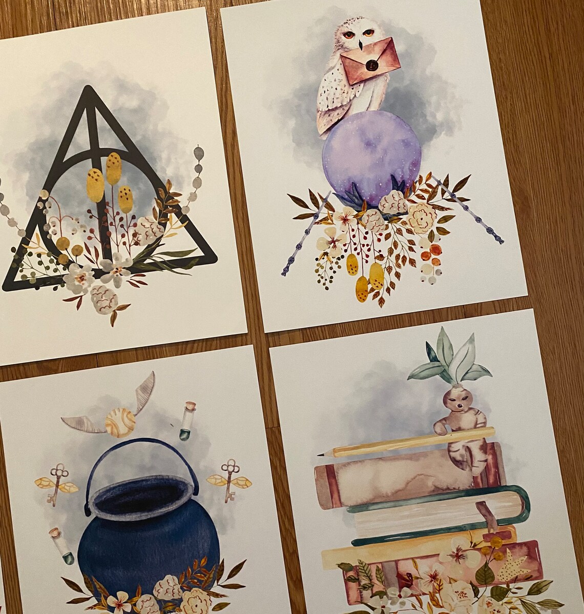 Wizard Inspired Prints Set You Get All 6 Prints Great for - Etsy