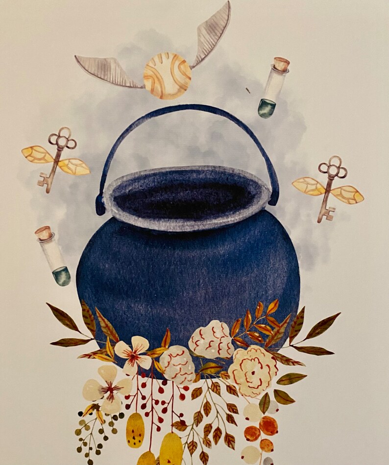 Wizard Inspired Prints Set You Get All 6 Prints Great for - Etsy