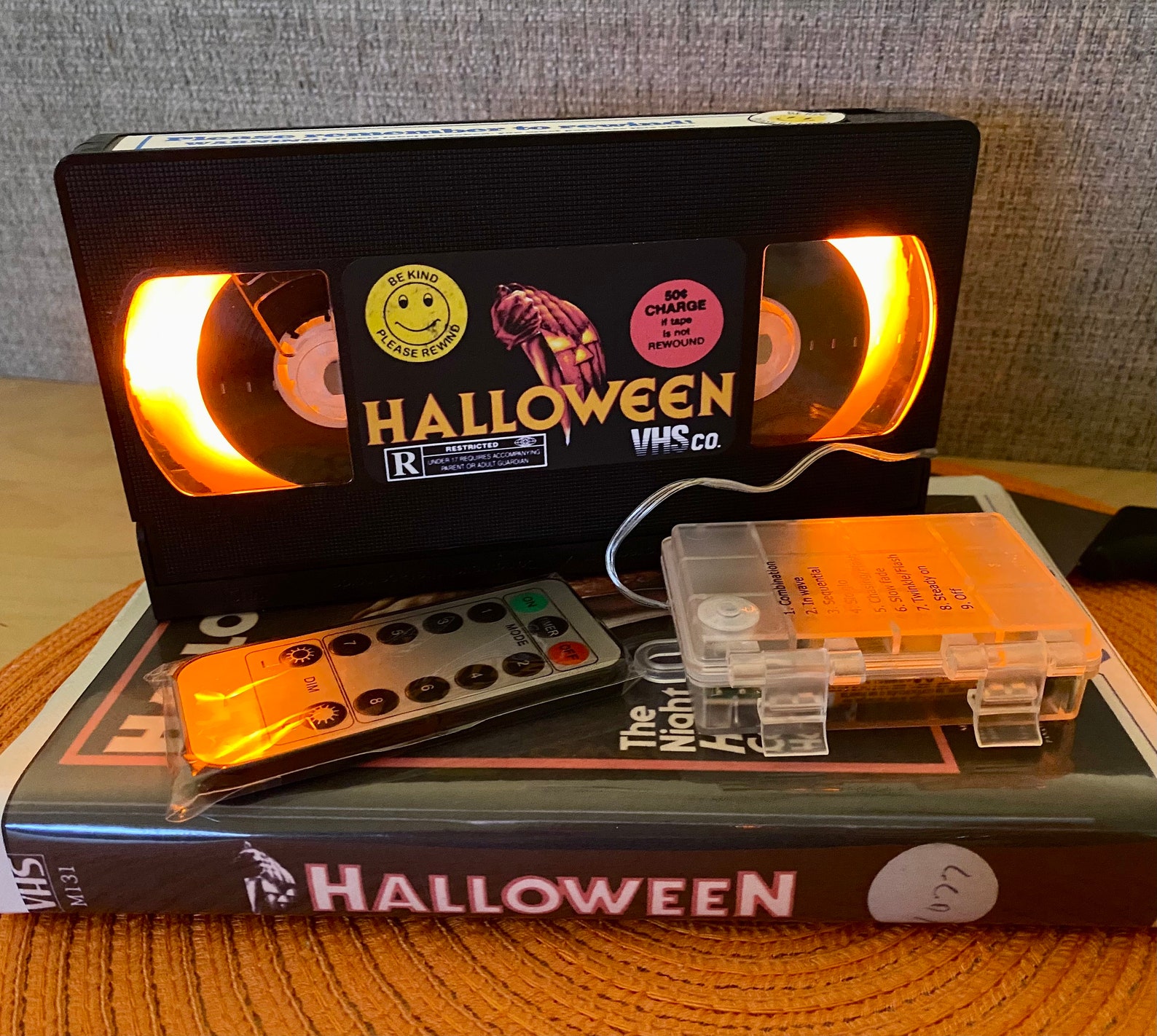 Customize Horror Movie Vhs Light With Matching Clam Case. - Etsy