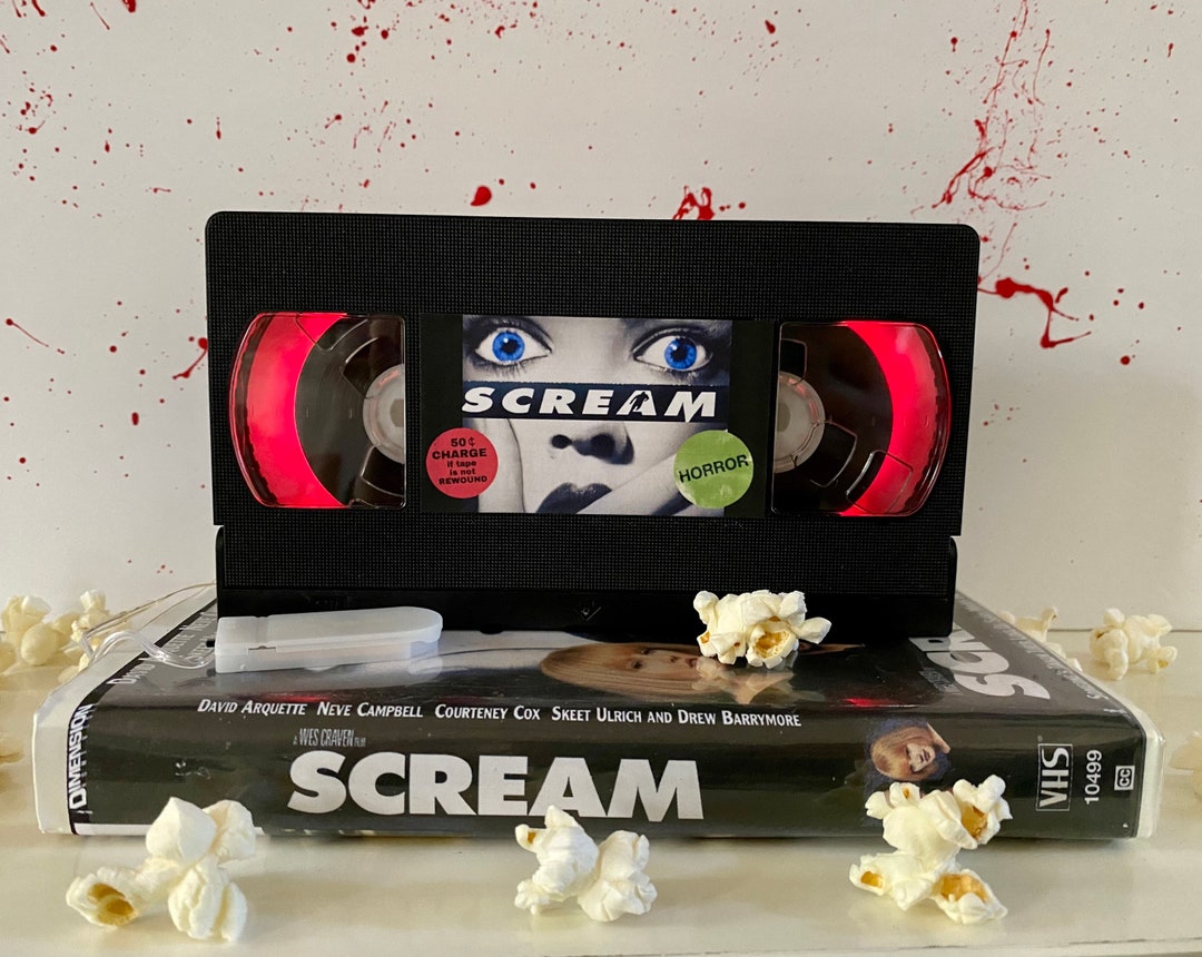Customizable - Horror VHS TAPE Lamp + Matching Case. You Can Pick the ...