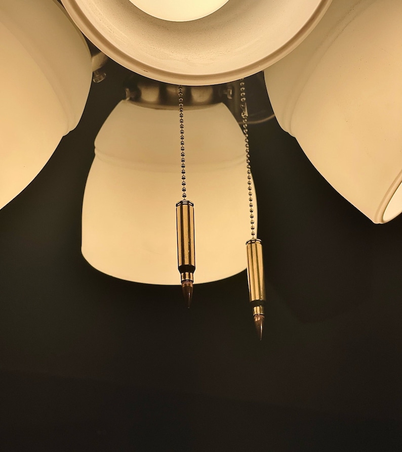 Gold 12in 5.56 / 223 Draw Strings for Ceiling Fans Lamp Pulls 12in Gold ...