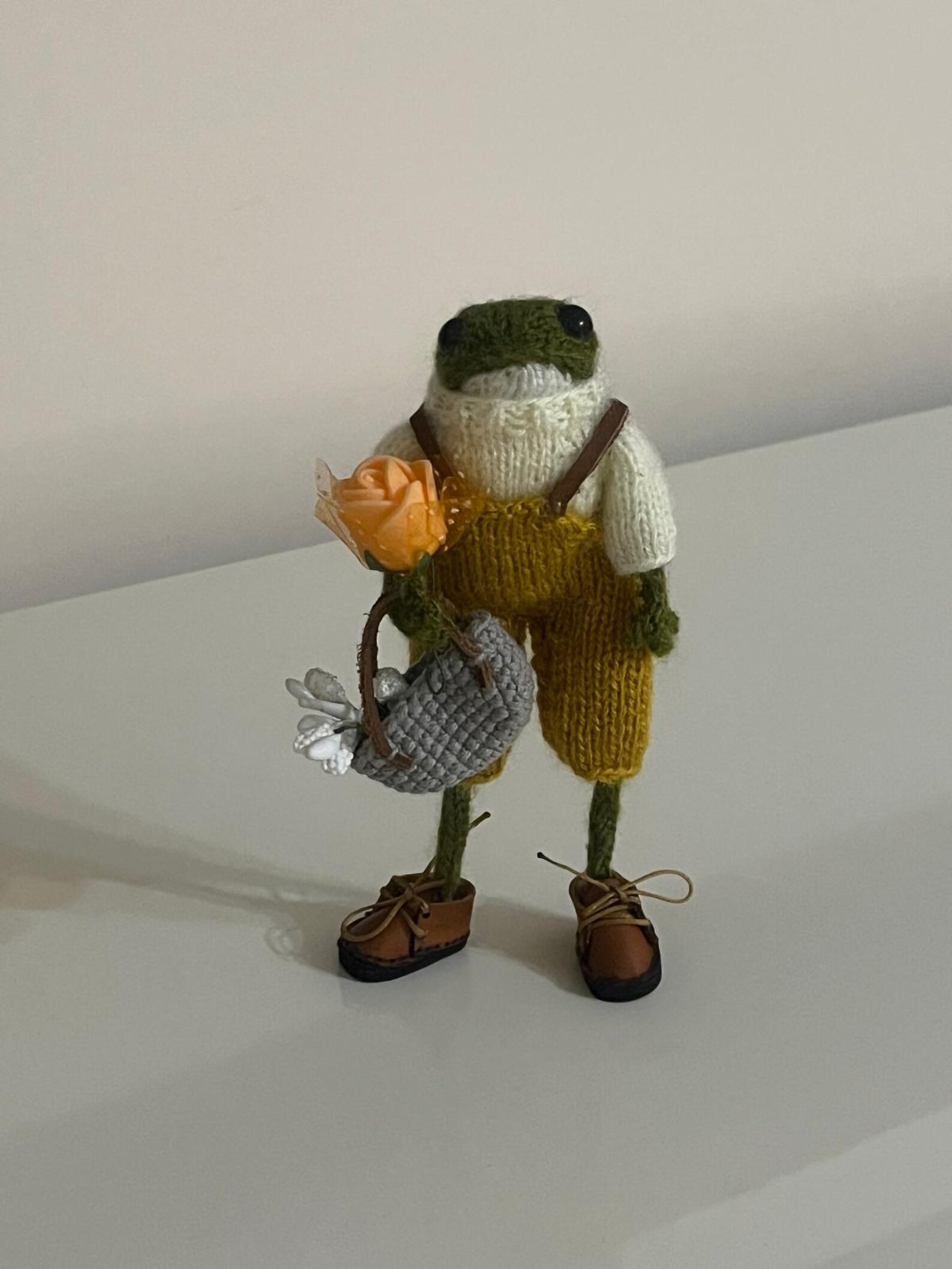 Knitted Frog, Mr&mrs Frog, Amigurumi Frog and Toad, Frog Plush With Hat ...