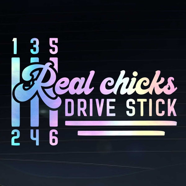 Real Chicks Drive a Stick - Etsy