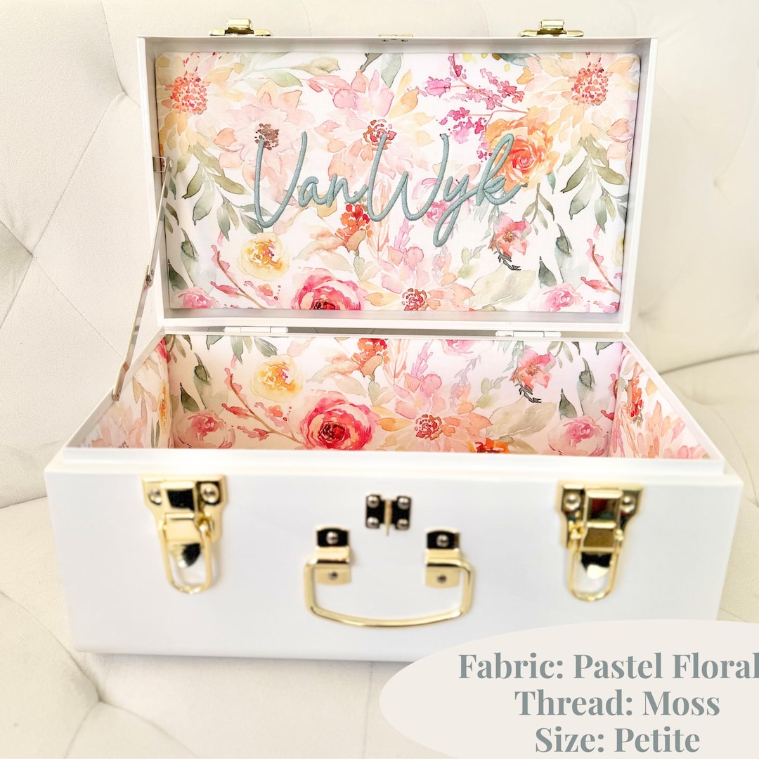 Personalized Keepsake Trunk Storage Solution for Wedding Memory Box ...