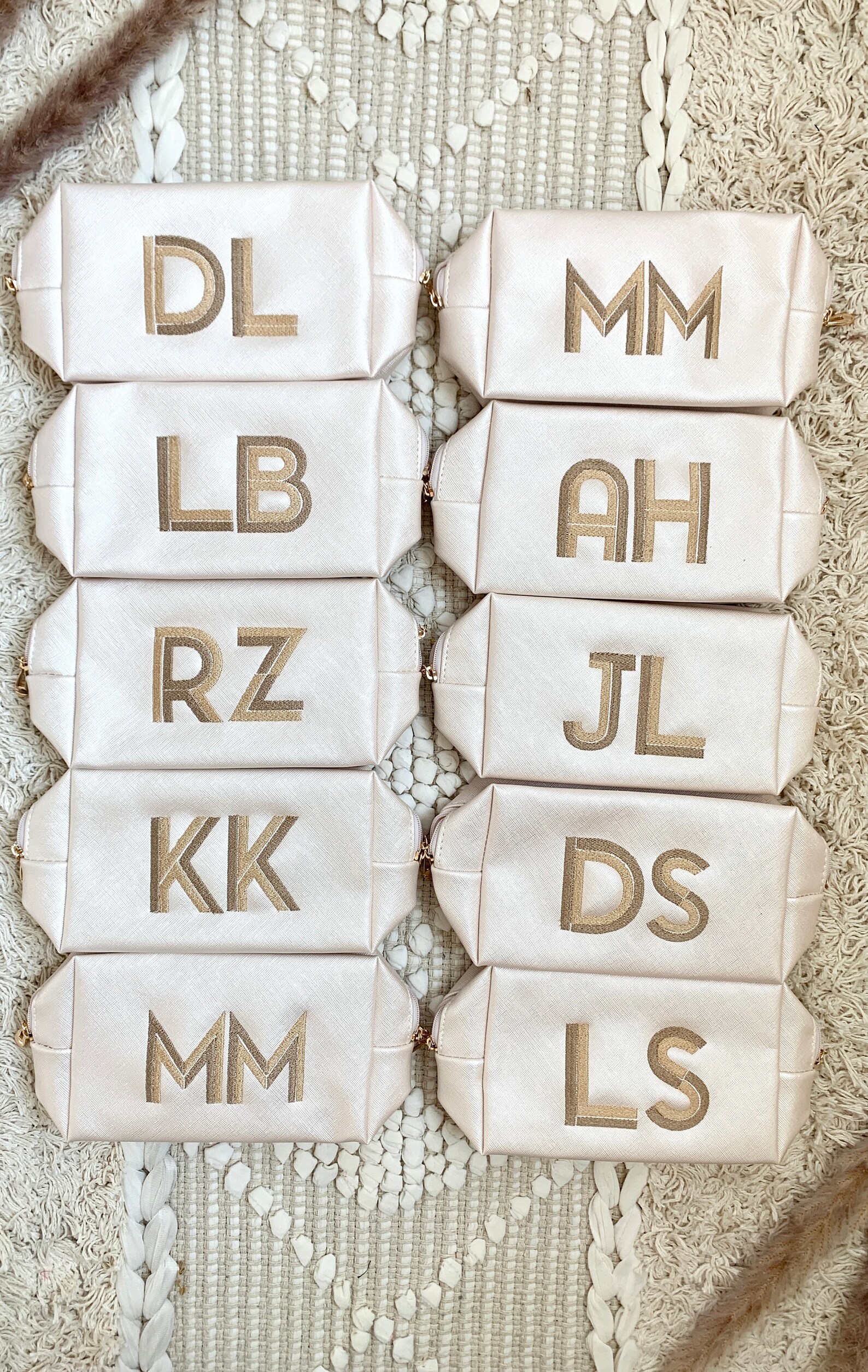 Custom Makeup Bag Embroidered Personalized Cosmetic Bag Monogram Bag ...