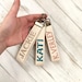 Canvas Keychain Blank Cotton Canvas Wristlet Blank Keychain Supplies ...