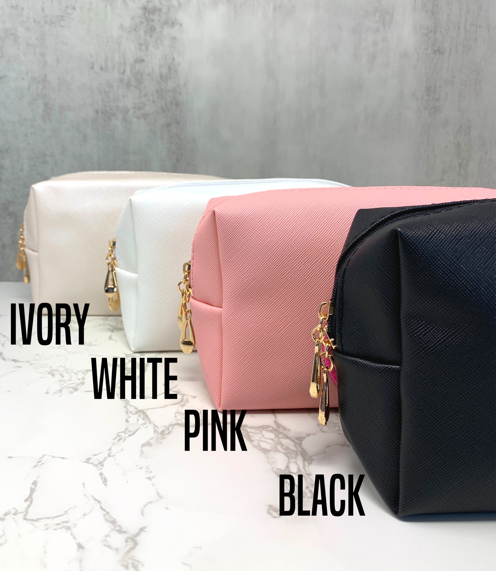 Custom Makeup Bag Embroidered Personalized Cosmetic Bag Monogram Bag ...