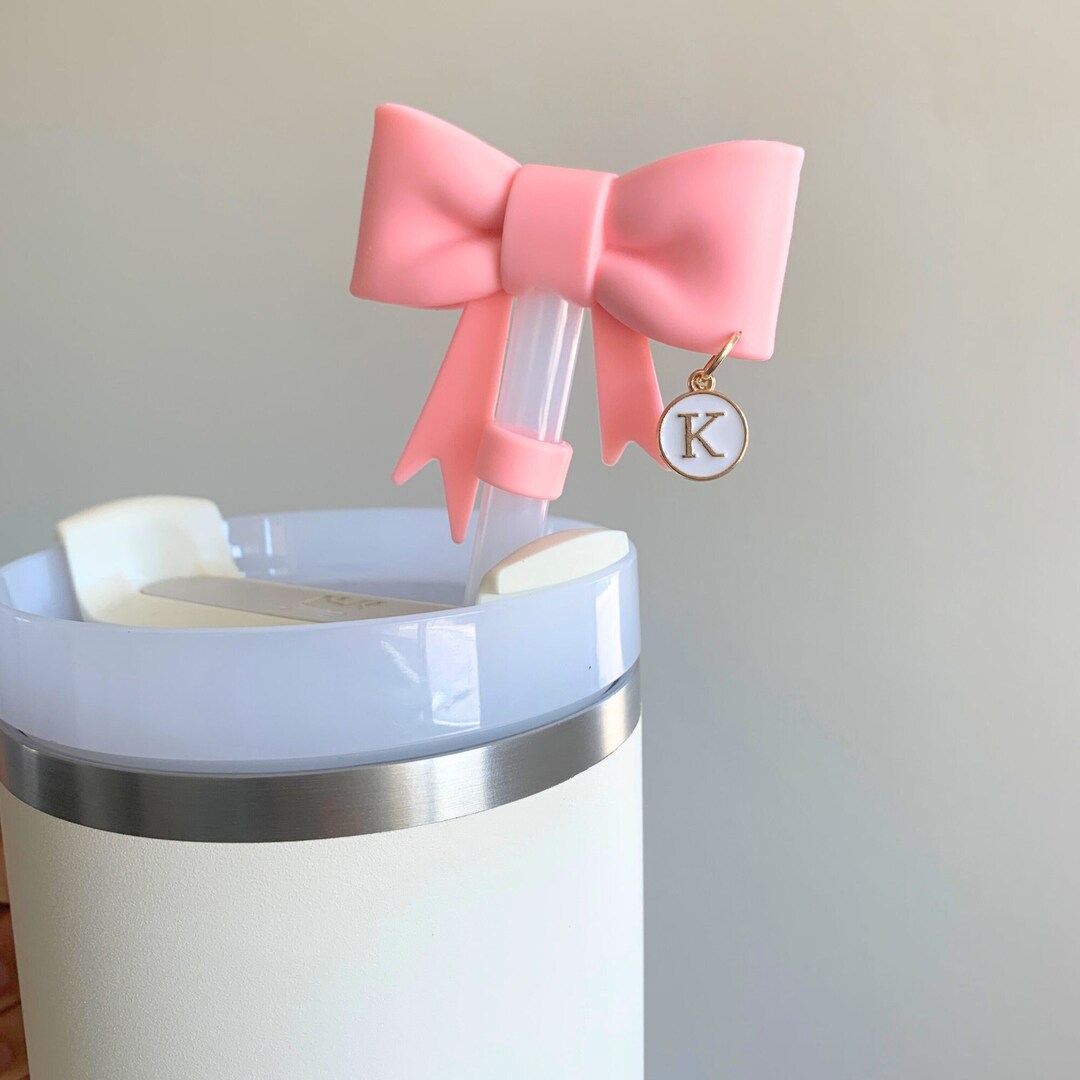Cute Bow Straw Topper for Stanley Cup Travel Gift Bow Straw Cover for ...